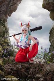 One Piece Yamato Kozuki Oden Oni Princess Cosplay Cosplay Photo